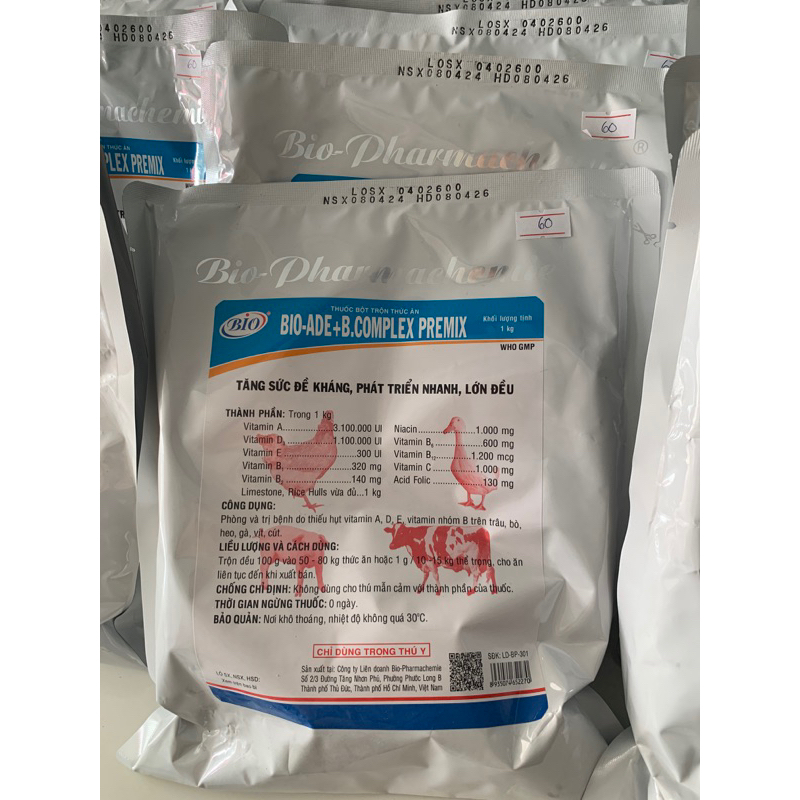 BIO-ADE+ B.COMPLEX PREMIX 1kg | Shopee Việt Nam