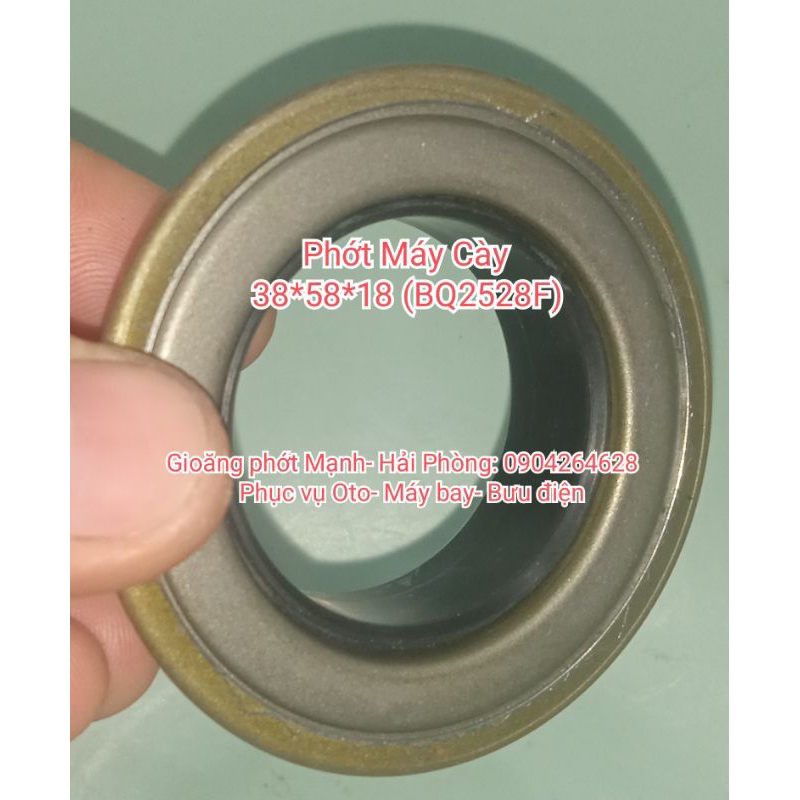 Phớt máy cày 38*58*18 ( BQ2528F) | Shopee Việt Nam
