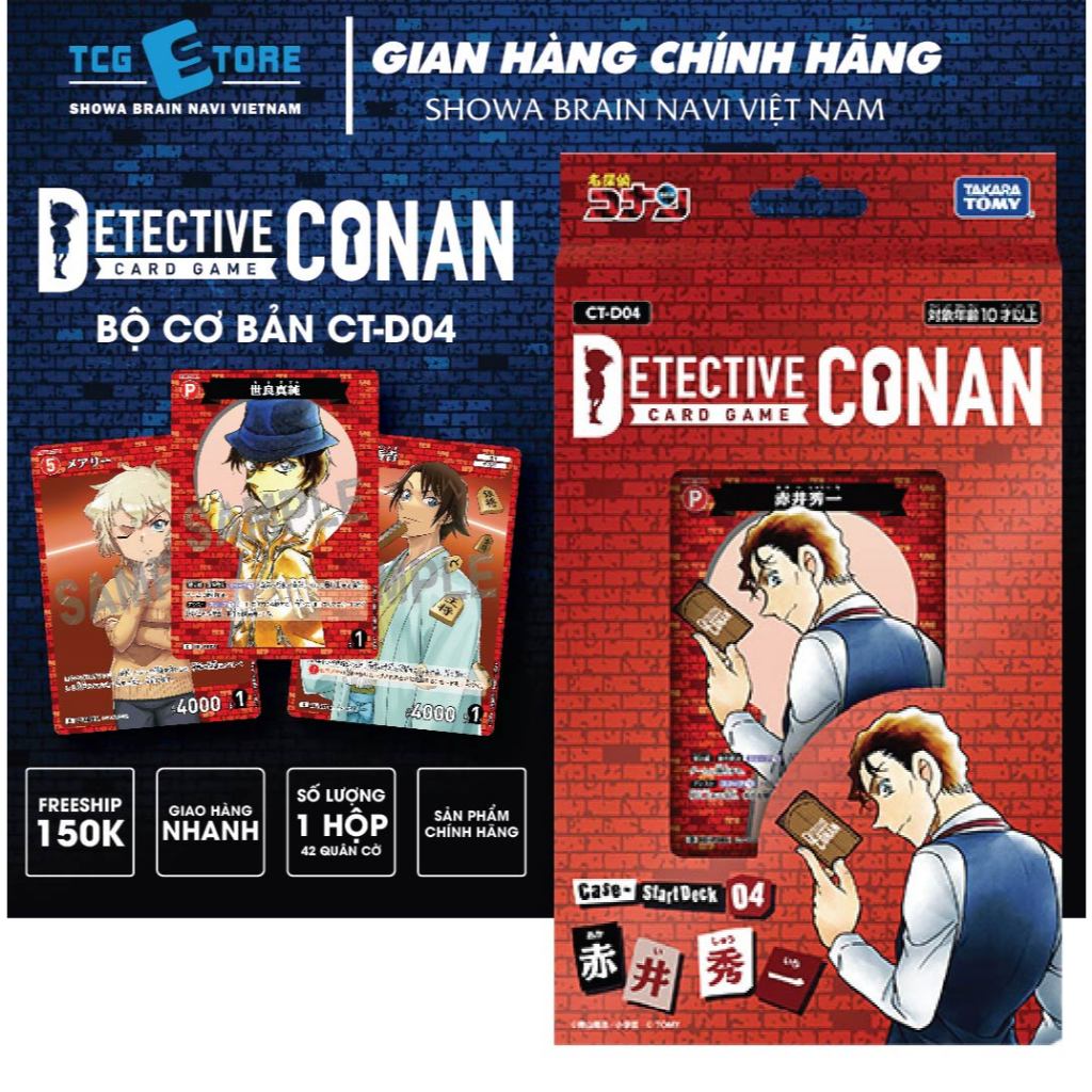 Bộ cờ chiến thuât Conan TCG, Takaratomy, Bộ cơ bản CT-D03 phiên bản Kid, số lượng 1 hôp 42 quân ...