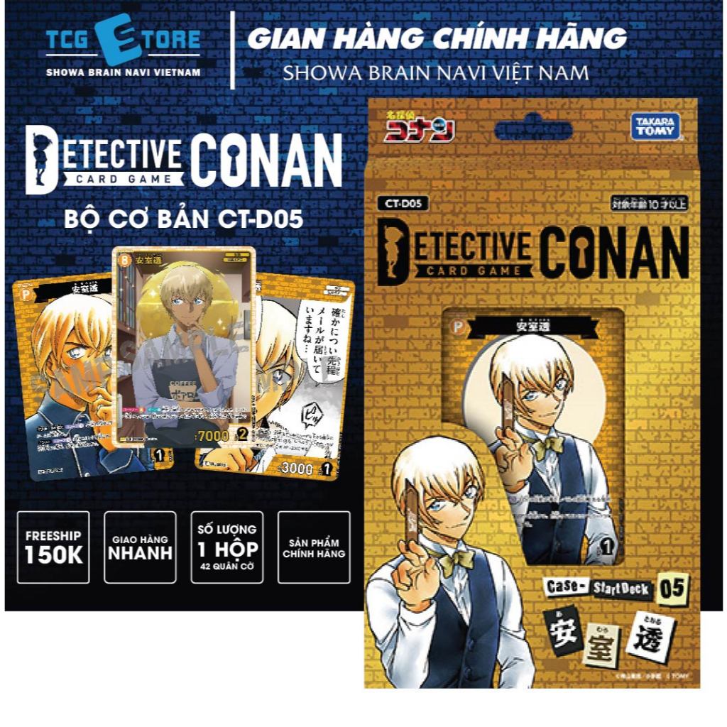 Bộ cờ chiến thuât Conan TCG, Takaratomy, Bộ cơ bản CT-D03 phiên bản Kid, số lượng 1 hôp 42 quân ...
