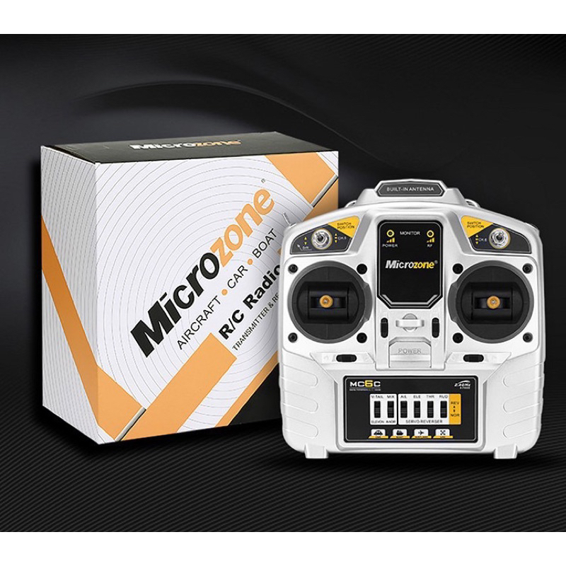 [Tặng dây đeo TX] Bộ điều khiển 6 kênh Microzone MC6C (tay ga bên phải) | Shopee Việt Nam