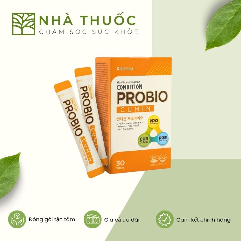 Men vi sinh Condition Probio Cumin bổ sung lợi khuẩn, hỗ trợ tăng cường ...