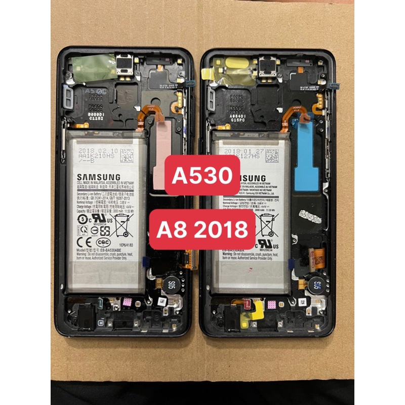 Màn hình Samsung A8 2018 (A530) zin hãng liền khung kèm pin | Shopee Việt Nam