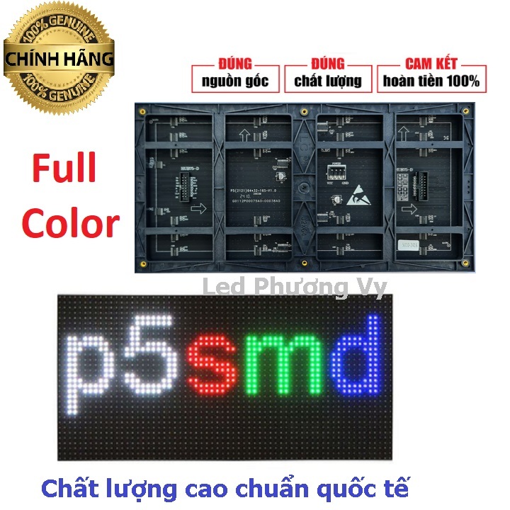 Module Led P5 Full color trong nhà đầy đủ phụ kiện - Hàng mới 100% ...
