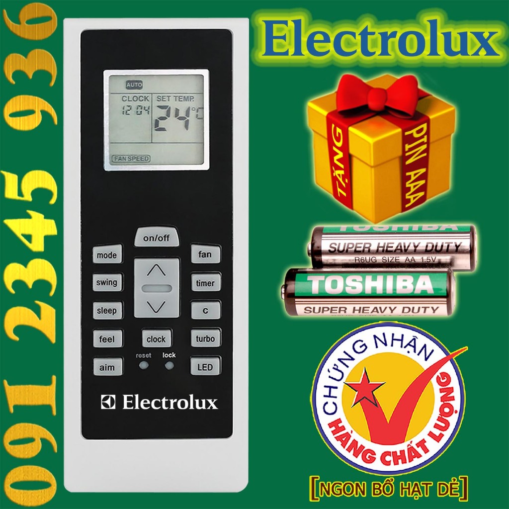 Remote ELECTROLUX - Điều khiển ELECTROLUX 2 Chiều "HÀNG ĐẸP" cho điều ...