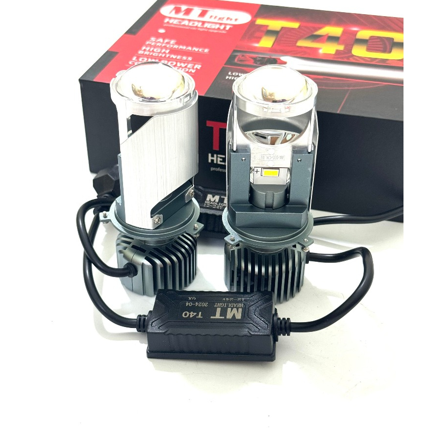 Đèn Pha LED Bi Cầu Mini H4 T40/F40 ( New ) Công Xuất 40w Lắp Ô tô, Xe ...