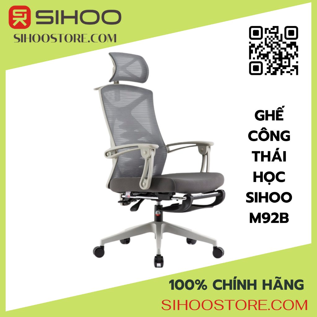 Hỏa tốc Hà Nội - Ghế công thái học Sihoo M92B - Có gác chân - Hàng ...