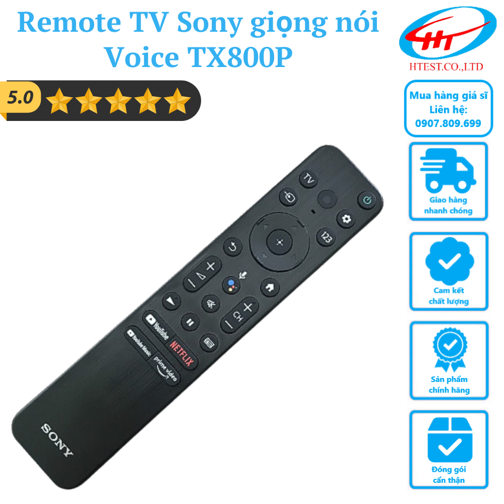 Remote TV | Điều khiển Tivi Sony giọng nói TX800P (Voice) - Kết nối ...