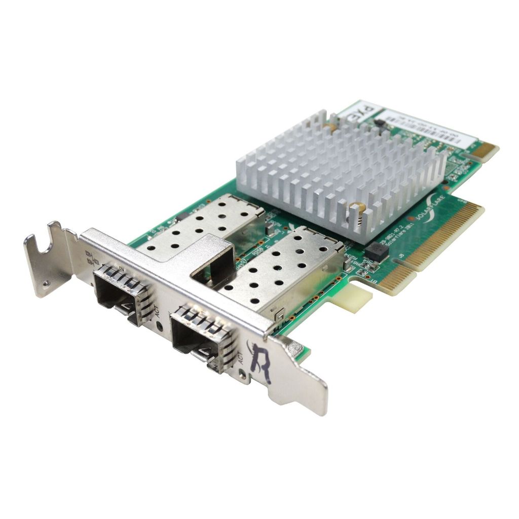 Card mạng quang Solar flare dual port 10G ( bát thấp ) | Shopee Việt Nam