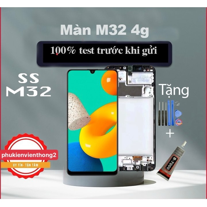 Màn hình Samsung M32 / M325 oled liền khung kèm bộ sửa và keo b7000. | Shopee Việt Nam