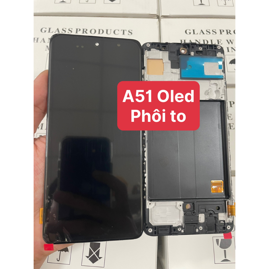 Màn Hình Samsung A51 2IC Oled Liền Khung Phôi To Như Zin | Shopee Việt Nam