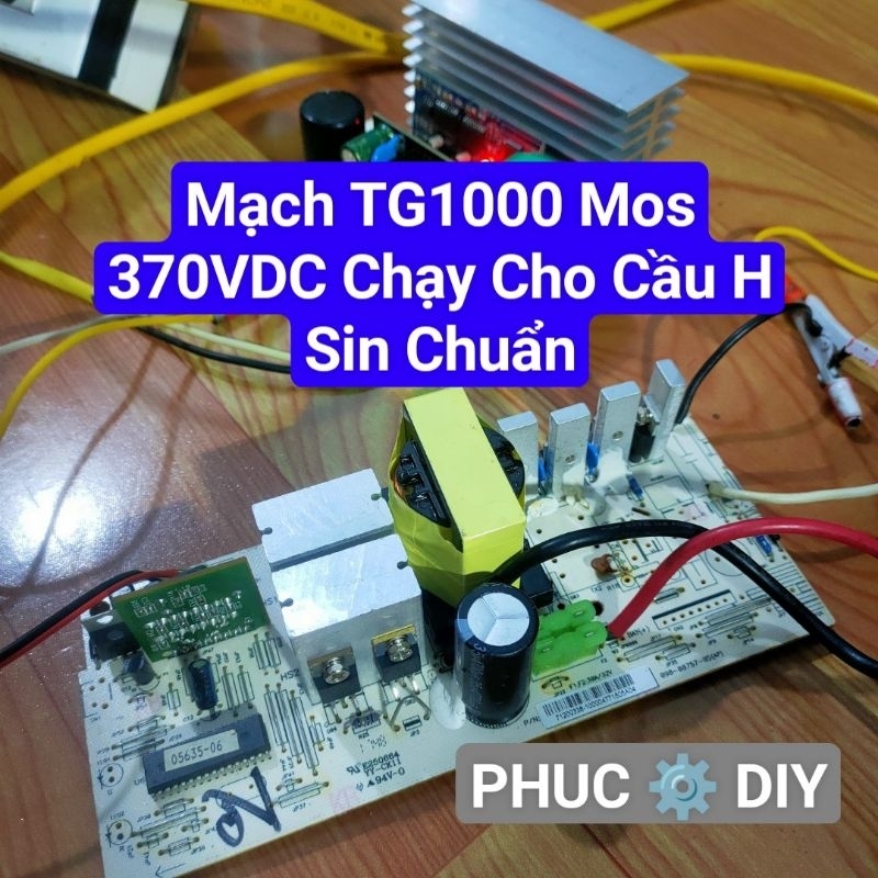 Tg1000 Mos 12V-24V ra 370-380VDC Làm nguồn cấp cho cầu H | Shopee Việt Nam