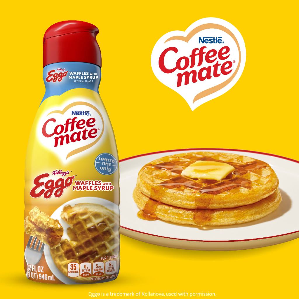KEM SỮA LỎNG VỊ BÁNH EGGO MAPLE & SIRO LÁ PHONG Coffee Mate Liquid ...