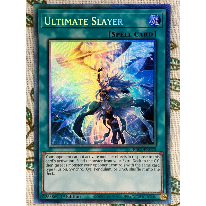 [LiLy_Yugioh] Lá bài Ultimate Slayer - RA02-EN070 | Shopee Việt Nam