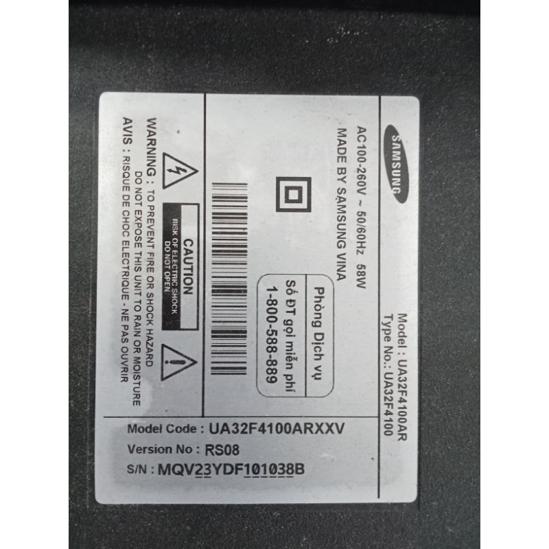 Màn hình tivi SAMSUNG model UA32F4100AR | Shopee Việt Nam