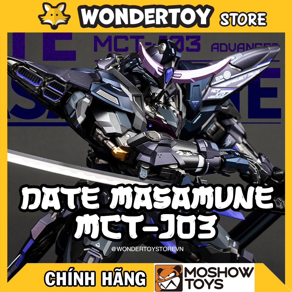 Mô hình Moshow Black Date Masamune MCT-J03 Limited Edition 1/72 Metal Build MB - Hàng chính hãng ...