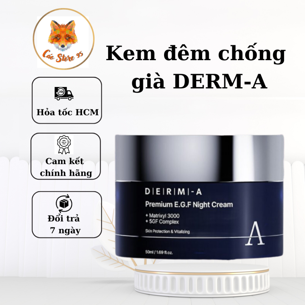 Kem Đêm EGF DERMA Premium chống già dưỡng trắng giảm nhăn cao cấp ...