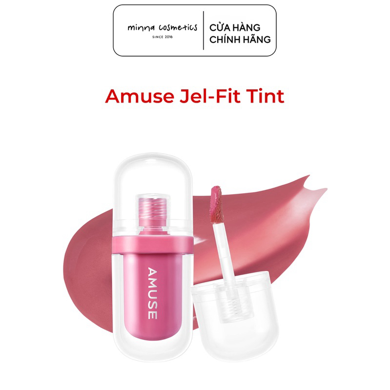 [Amuse] Son Tint Bóng Thuần Chay Amuse Jel Fit Tint | Shopee Việt Nam
