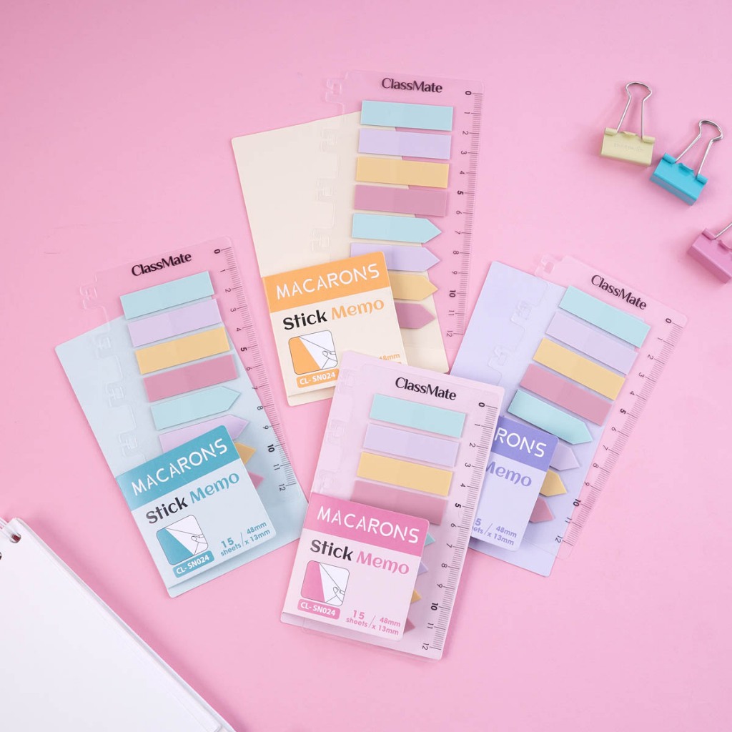 Giấy Note Đánh Dấu Trang CLASSMATE Stick Memo Macarons, Dùng Để Ghi Chú ...