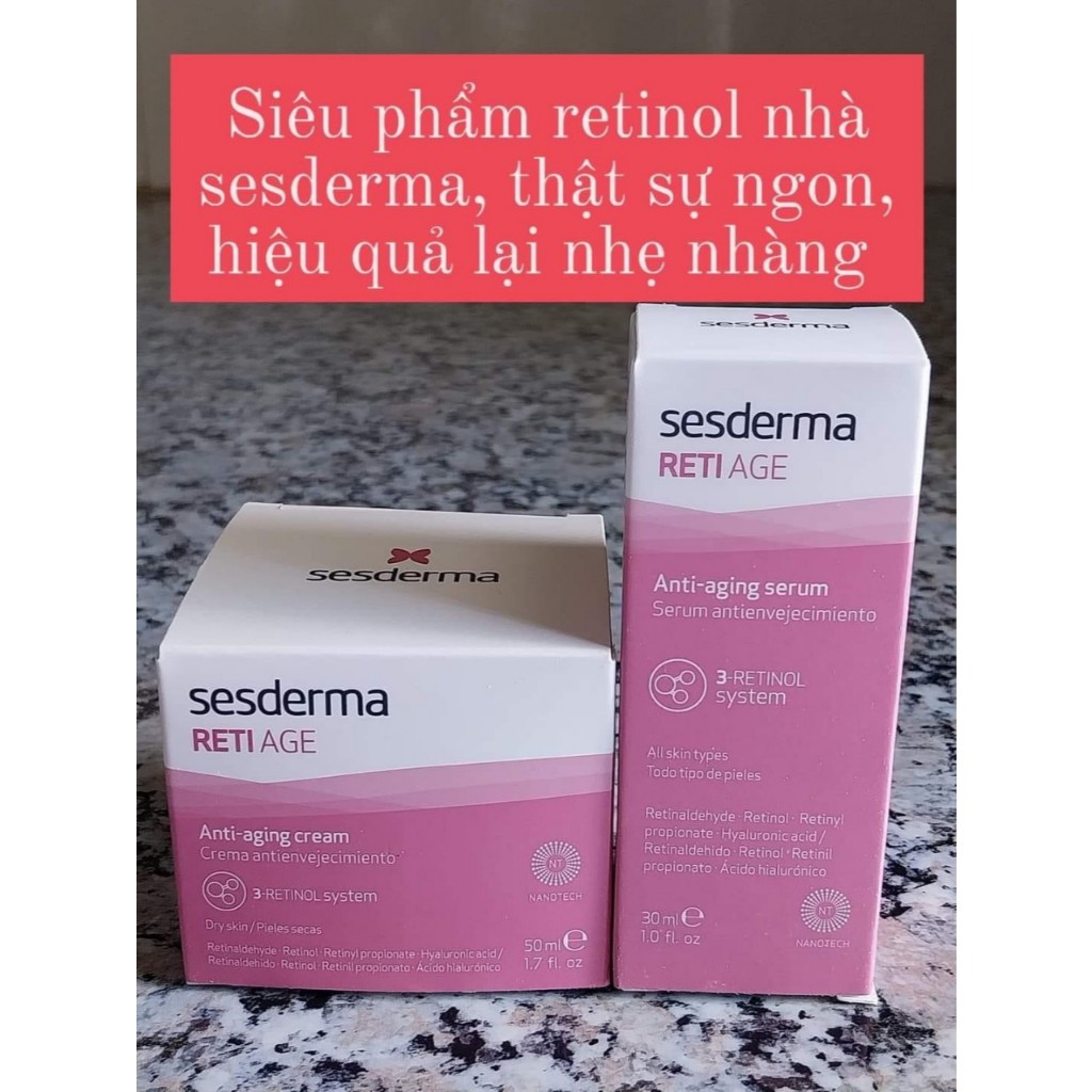 Kem dưỡng, serum retinol SESDERMA RETI AGE | Shopee Việt Nam