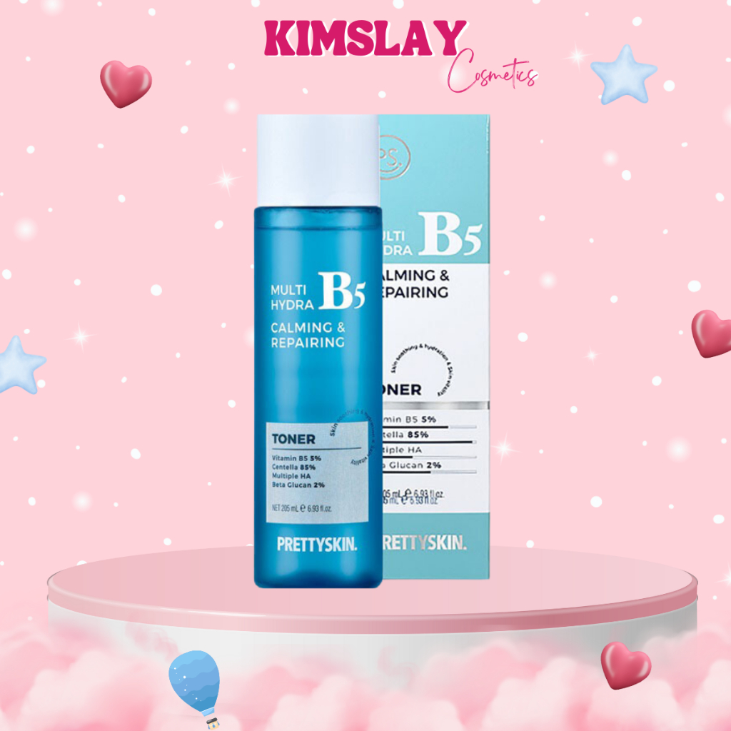 Nước hoa hồng Pretty Skin Multi Hydra B5 Calming & Repairing Toner 205ml | Shopee Việt Nam