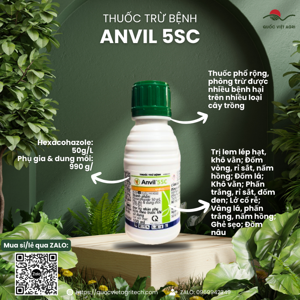 Thuốc trừ bệnh Anvil 5SC (chai 100ml) - CHÍNH HÃNG Syngenta | Shopee ...