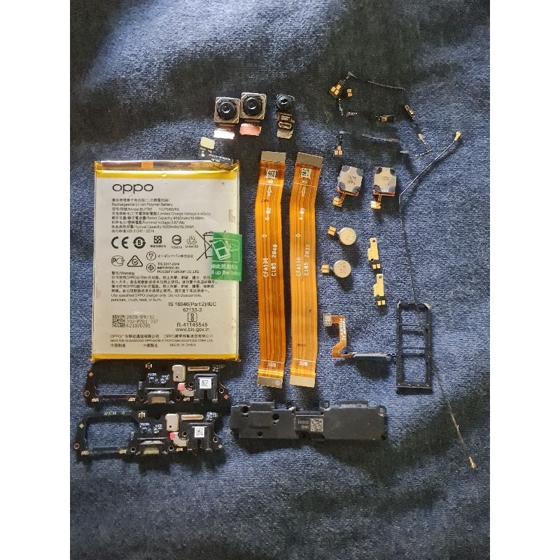 Linh kiện Oppo A92 /A52 / Camera trước sau , cụm sạc , cáp nối main ...