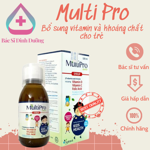 [Nhập Khẩu Chính Hãng ] Multipro Junior 120ml – Bổ sung 17 loại vitamin cho bé | Shopee Việt Nam
