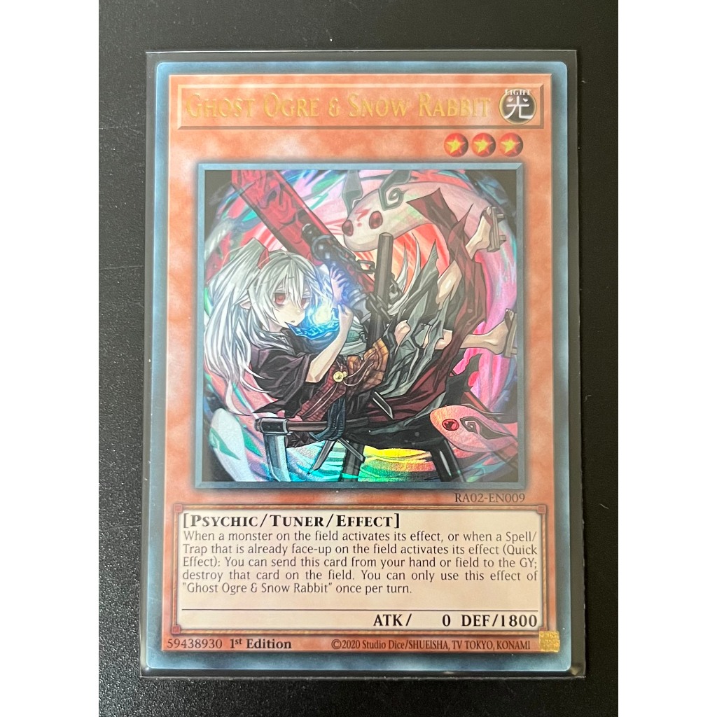 [Thẻ bài Yugioh] - [TCG-UK] - RA02-EN009 - Ghost Ogre & Snow Rabbit | Shopee Việt Nam