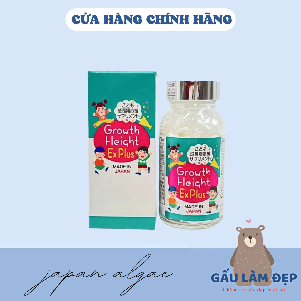 Growth Height Ex Plus Nhật Bản Viên Uống Hỗ Trợ Tăng Trưởng Chiều Cao ...