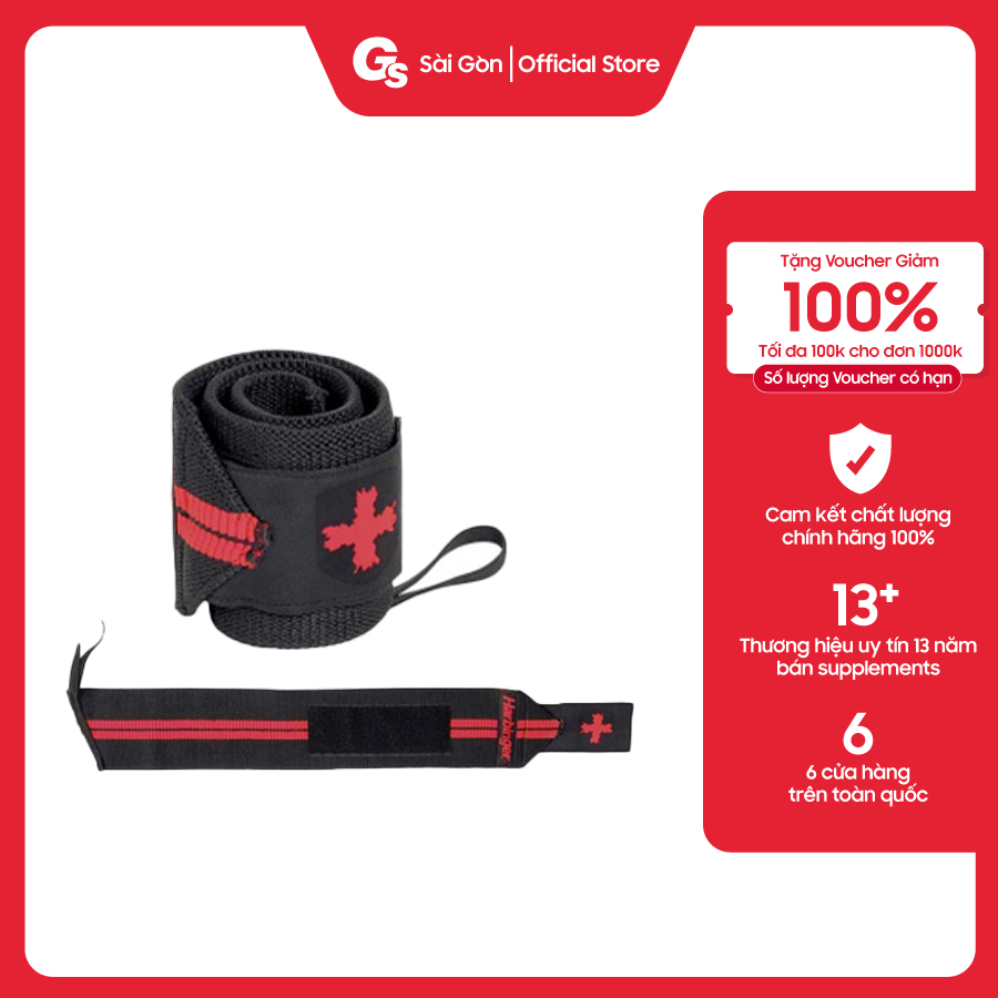 Dây quấn cổ tay Harbinger Red Line Wrist Wrap, 18 Inch - Gymstore giúp ...