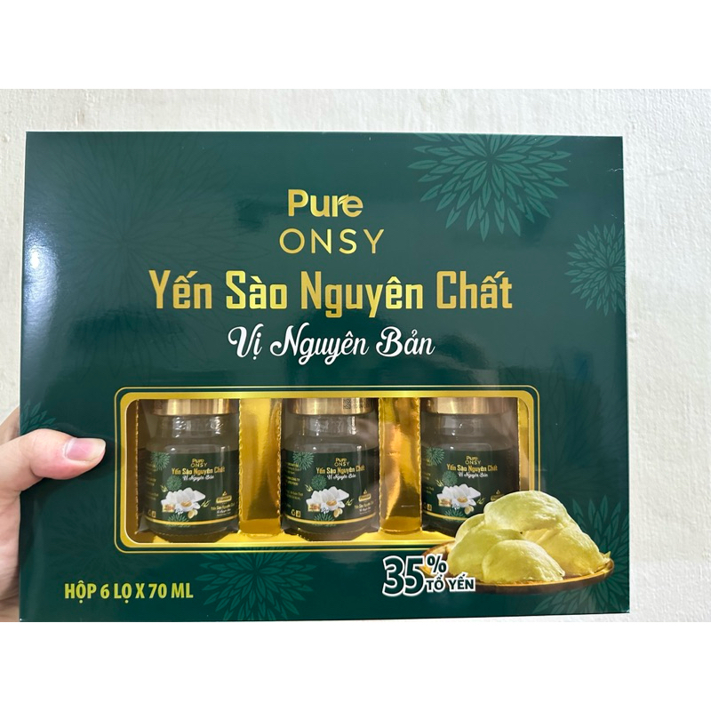 (Hoả tốc HCM) YẾN SÀO CAO CẤP 35% ONSY - HỘP 6 HŨ (Date 2026) | Shopee Việt Nam
