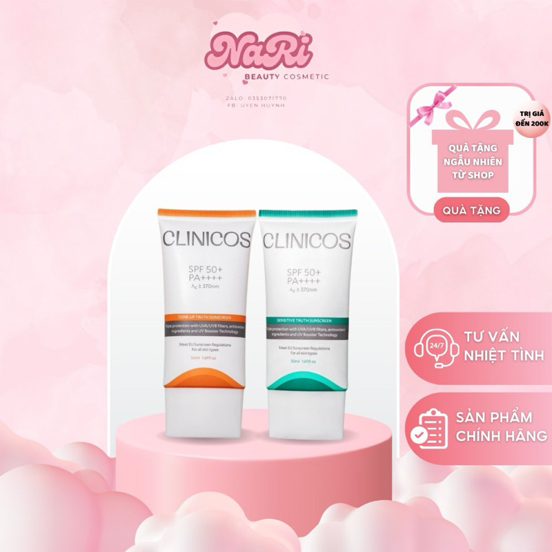 Kem Chống Nắng Dành Cho Da Nhạy Cảm CLINICOS SENSITIVE TRUTH SUNSCREEN ...