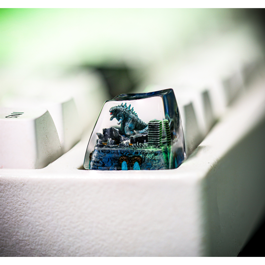 Keycap quái vật khổng lồ Godzilla Monster, keycap artisan, SA profile ...