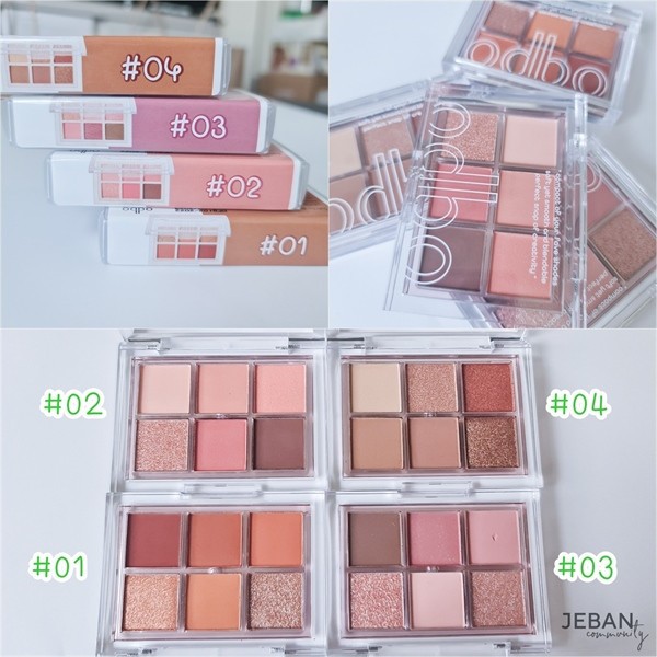 Bảng Phấn Mắt 6 Ô Odbo Signature Eyeshadow Palette OD276 | Shopee Việt Nam