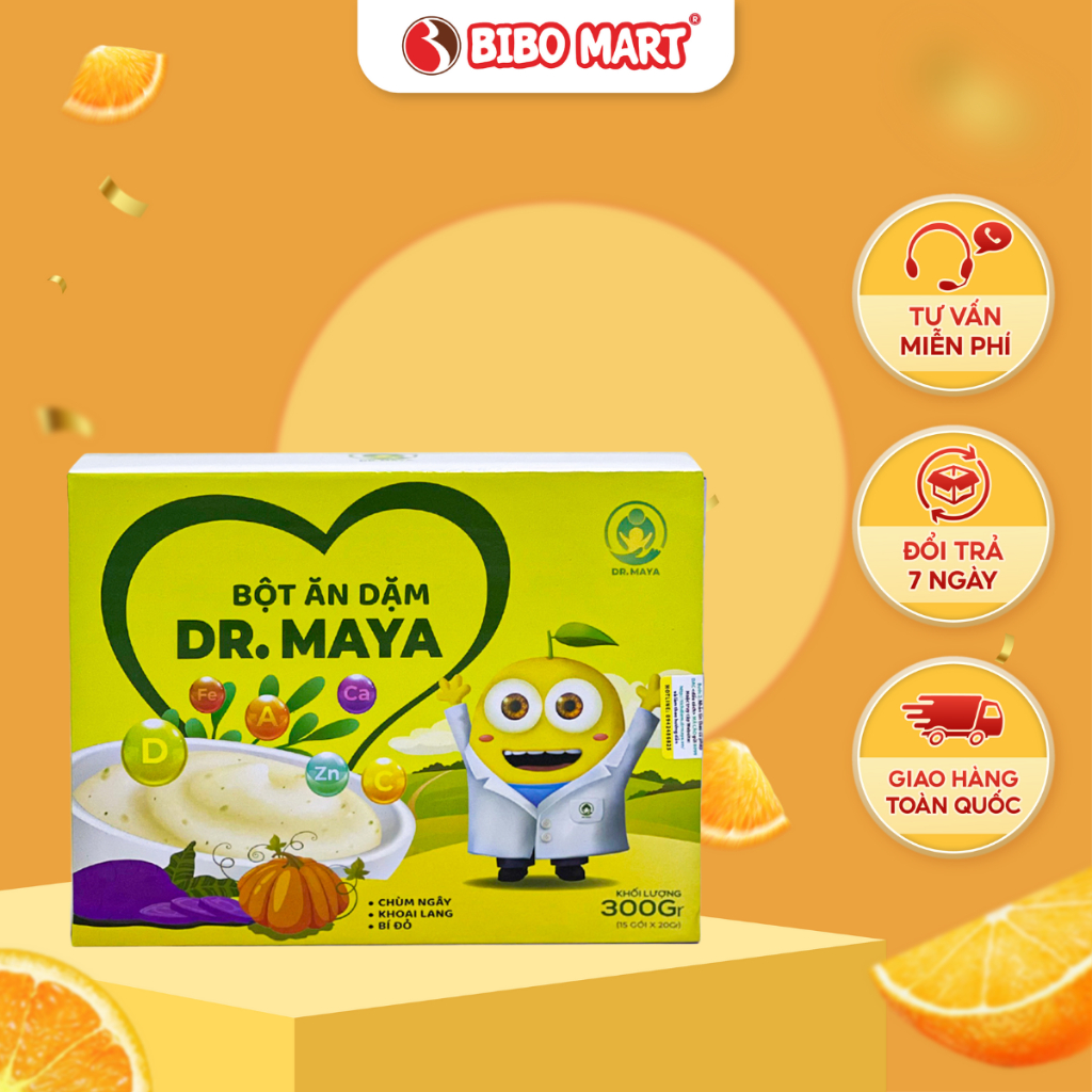 Bột Ăn Dặm Cho Bé Bột 3 Vị Rau Củ Quả Ăn Dặm Dr.Maya Tăng Cân Tăng Sức ...