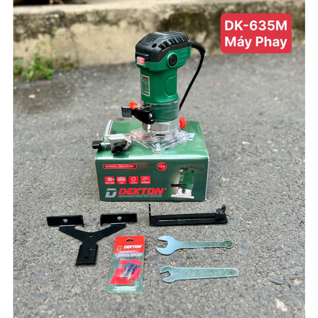 Máy Phay (soi) Gỗ Điện Cốt 6.35mm Dekton DK-635M Công Suất 710W ...