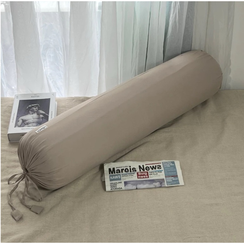 Vỏ Gối Ôm Cotton Kích Thước Tiêu Chuẩn 35x100 Cm Màu Trơn (Dây Rút Ngẫu ...