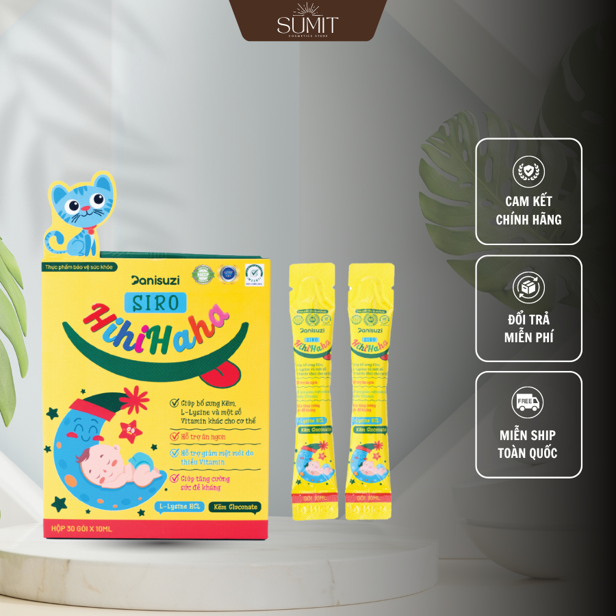 Siro ăn ngon Hihihaha Huyền Phi giúp bé ăn ngon hấp thụ tốt (30 gói x ...
