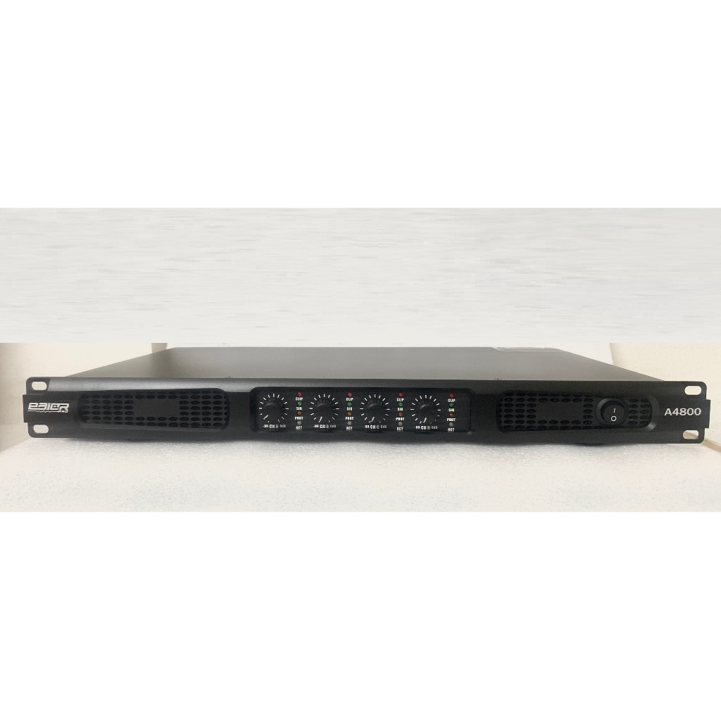 Đẩy 4 Kênh Mỏng Baier Pro A4800 Class D Công suất 350-700-1400W Kích thước gọn nhẹ,hiệu năng tối ...