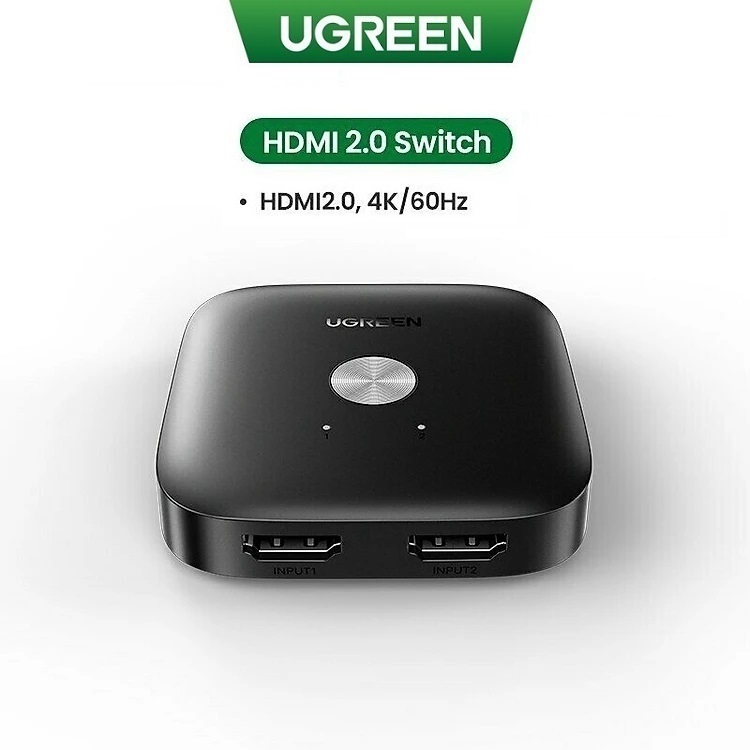 Bộ gộp chuyển mạch HDMI Switcher 2 vào 1 ra hỗ trợ 4K/60Hz chính hãng ...