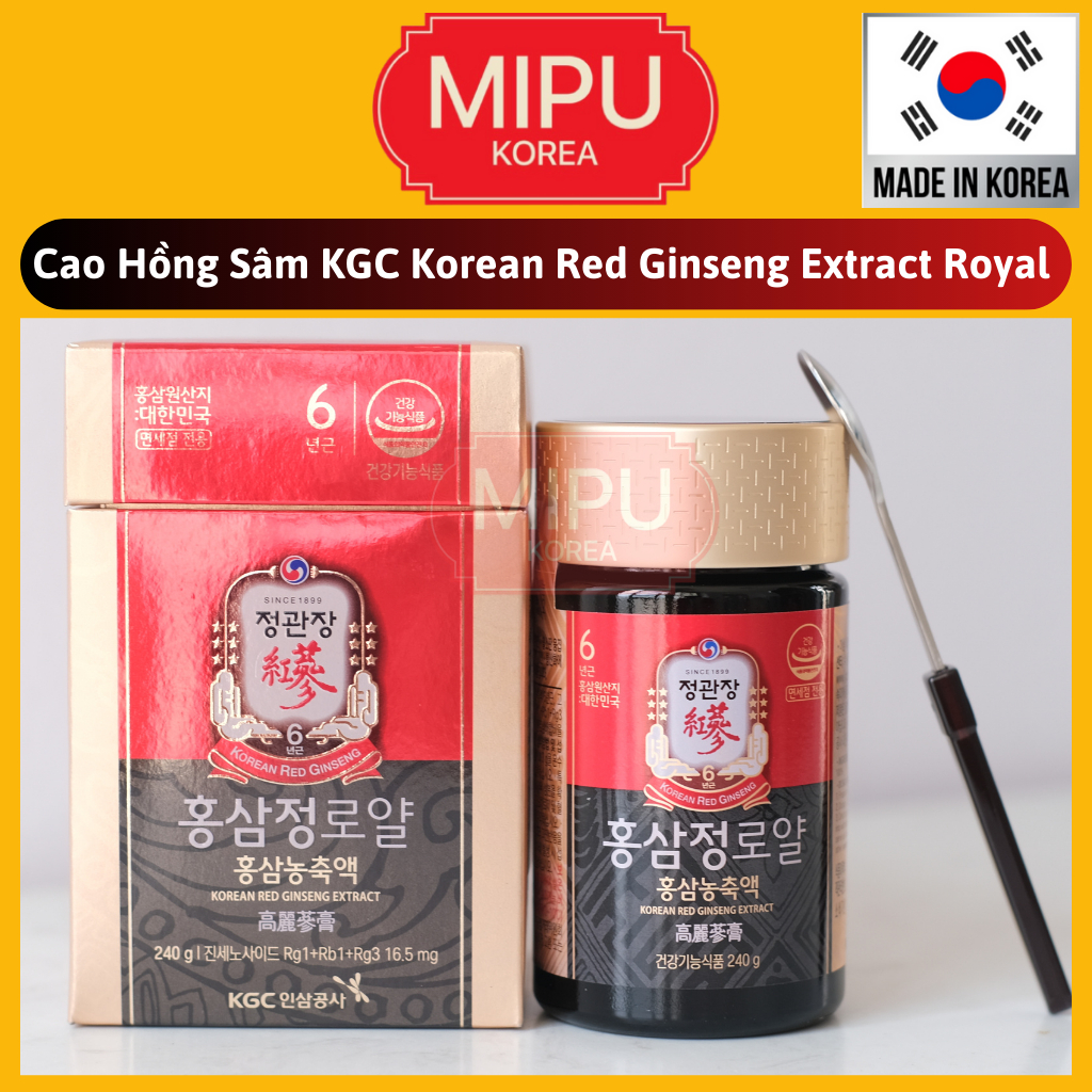 (Date 5/2026) Tinh Chất Cao Hồng Sâm KGC Korean Red Ginseng Extract Royal 240g ( Nội Địa Hàn ...