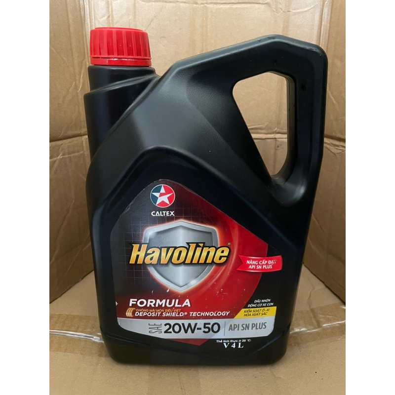Nhớt Caltex Havoline 20W50 - 4 Lít (Hàng Chính Hãng) | Shopee Việt Nam