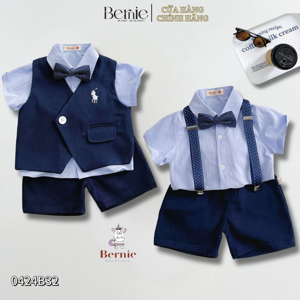 Set công tử vest gile phong cách hàn quốc cho bé trai tổng hợp thôi nôi ...