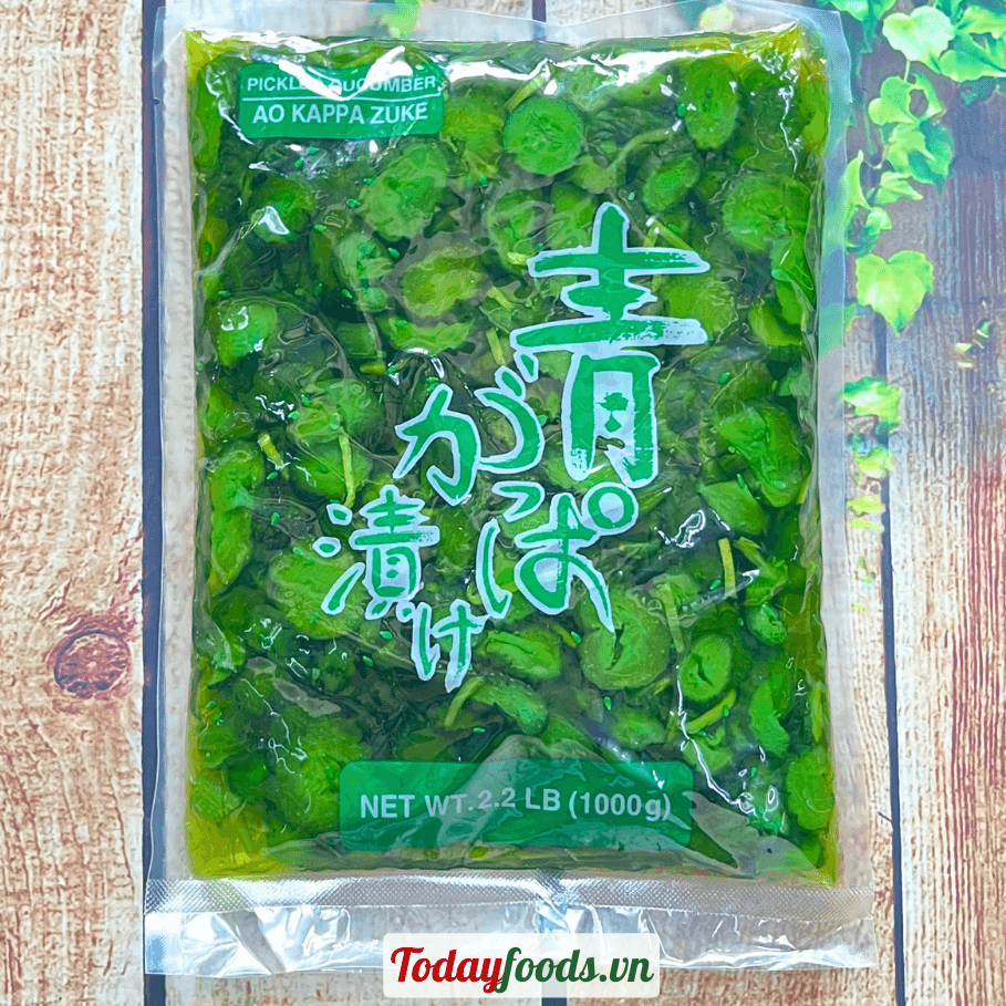 Dưa muối Nhật Bản AO KAPPA ZUKE (Pickled Cucumber) gói 1KG | Ăn kèm cơm ...