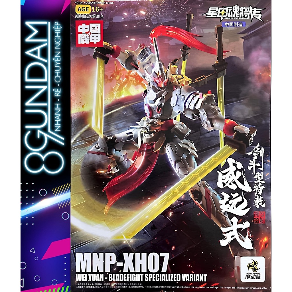 [CÓ SẴN] Mô Hình Lắp Ráp MNP-XH07 Wei Yuan Trainee "Uy Viễn Thức Trắng " (tặng kèm Hỗn Thiên ...