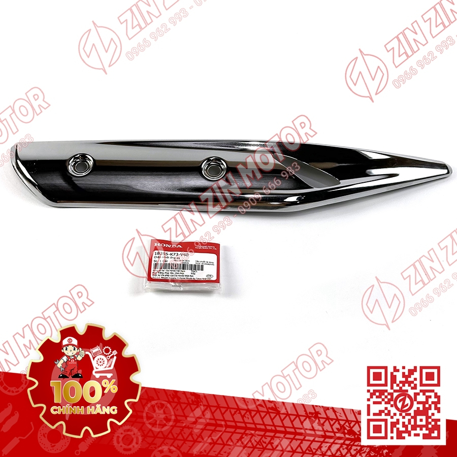 Ốp Pô, Vỉ Che Pô Future 125 Fi Led 2018 - 2024+, Wave 125i Led 2018 - 2022 18355-K73-V40 Chính ...