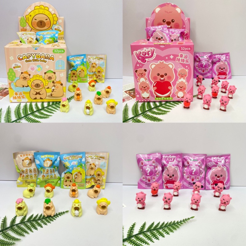 Hộp 4 tẩy Loopy - Capybara có thể tách rời siêu cưng | Shopee Việt Nam
