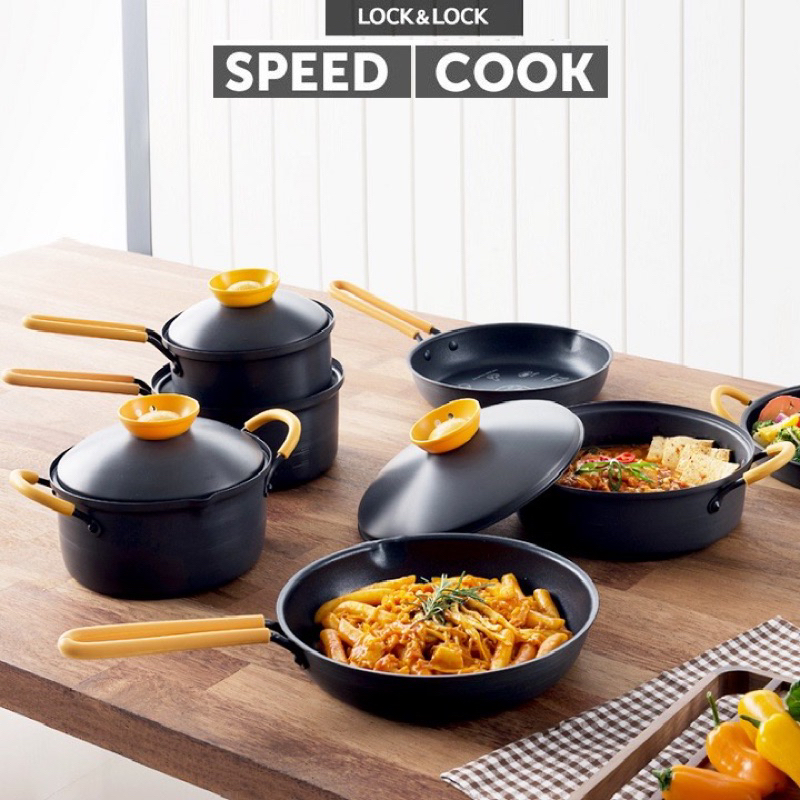 Nồi Lock&Lock Speed Cook Cao Cấp Nhôm Phủ Chống Dính Chống Oxy Hoá ...