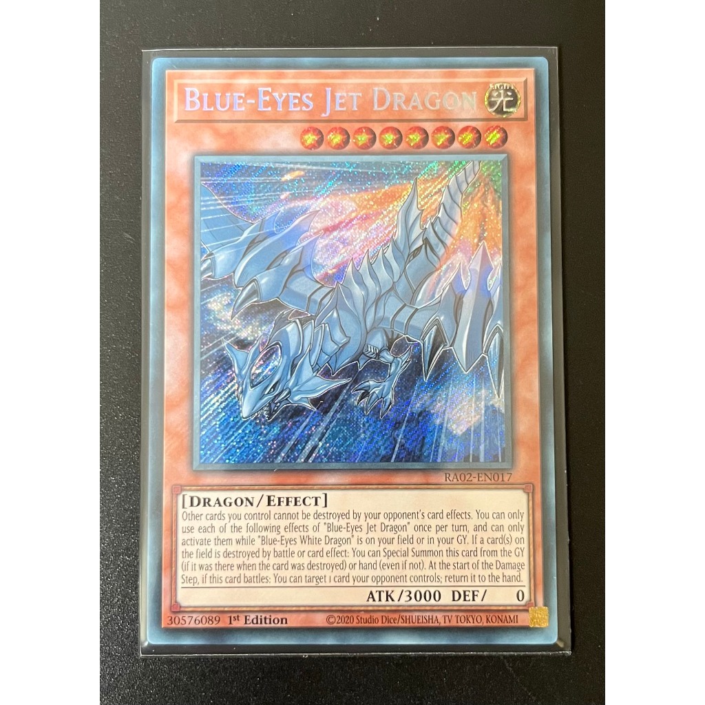 [Thẻ bài Yugioh] - [TCG-UK] - RA02-EN017 - Blue-Eyes Jet Dragon | Shopee Việt Nam